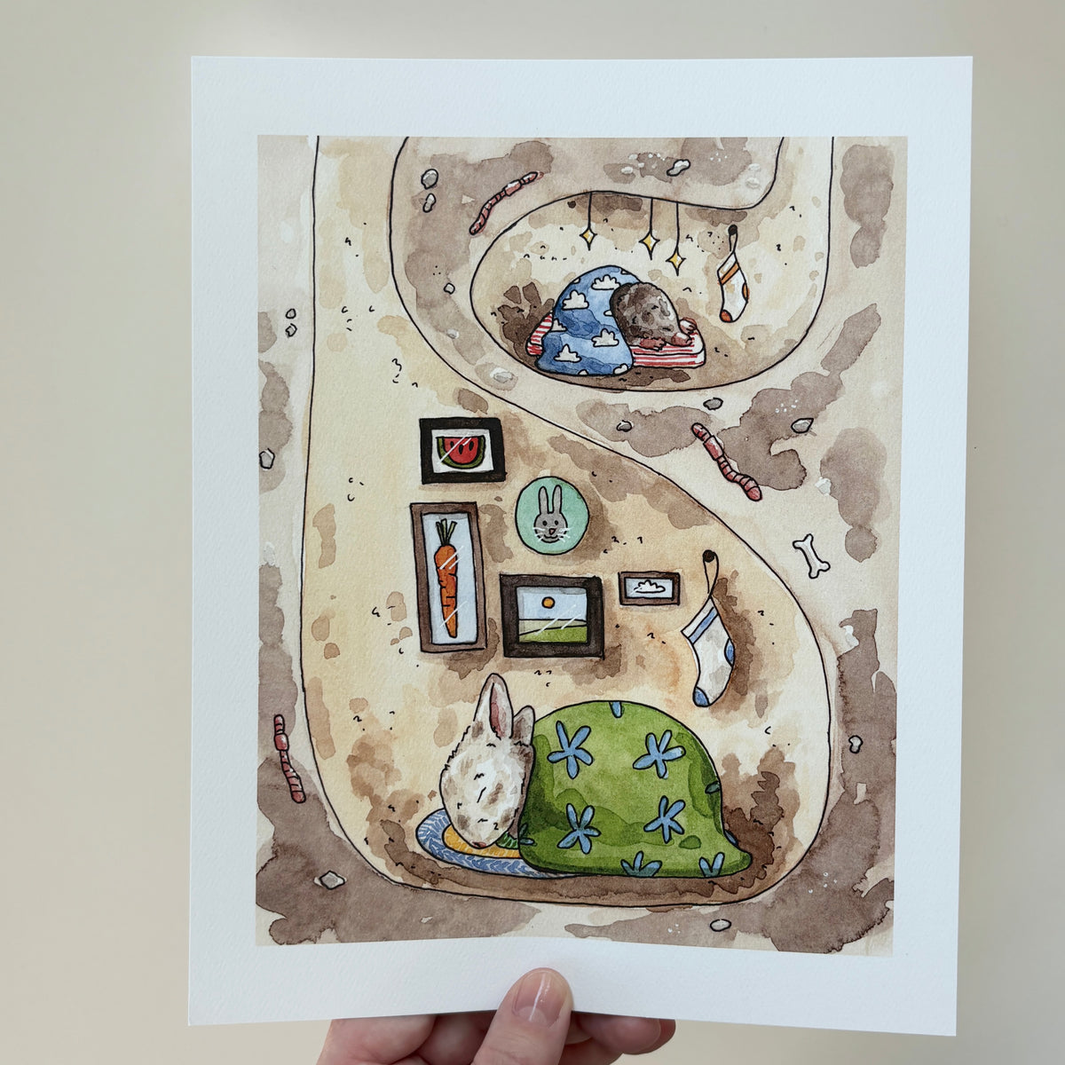 Burrow 8x10 Print – The Critter Co