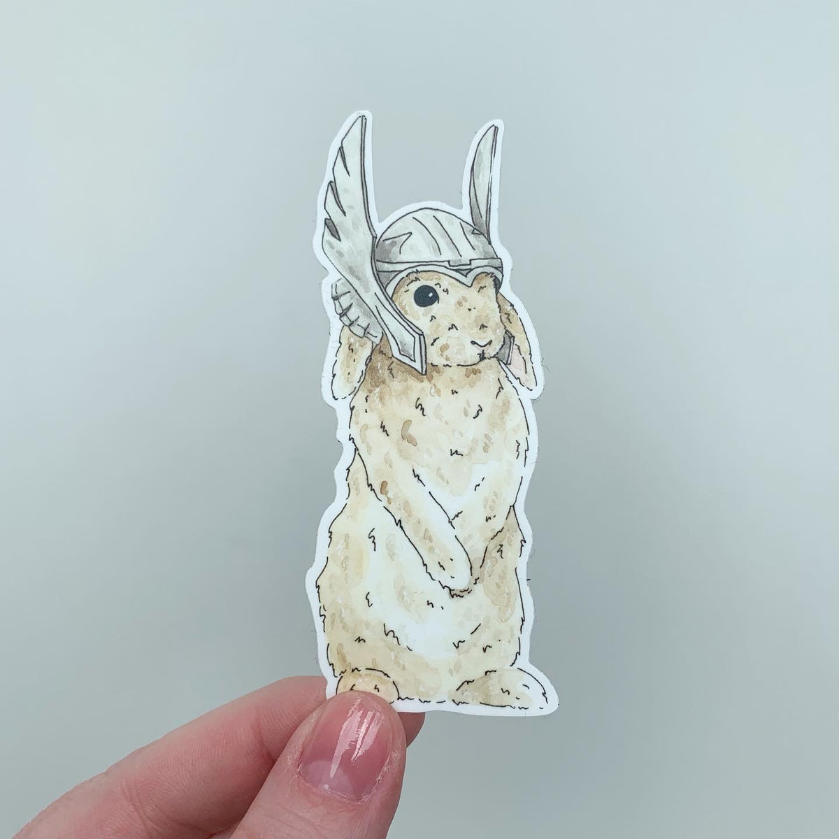 Thor Bunny Vinyl Sticker – The Critter Co